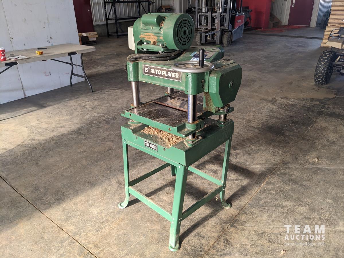 Auto Planer SA380 Power Feed 15 Inch Planer [23EI05001-015] | Team Auctions