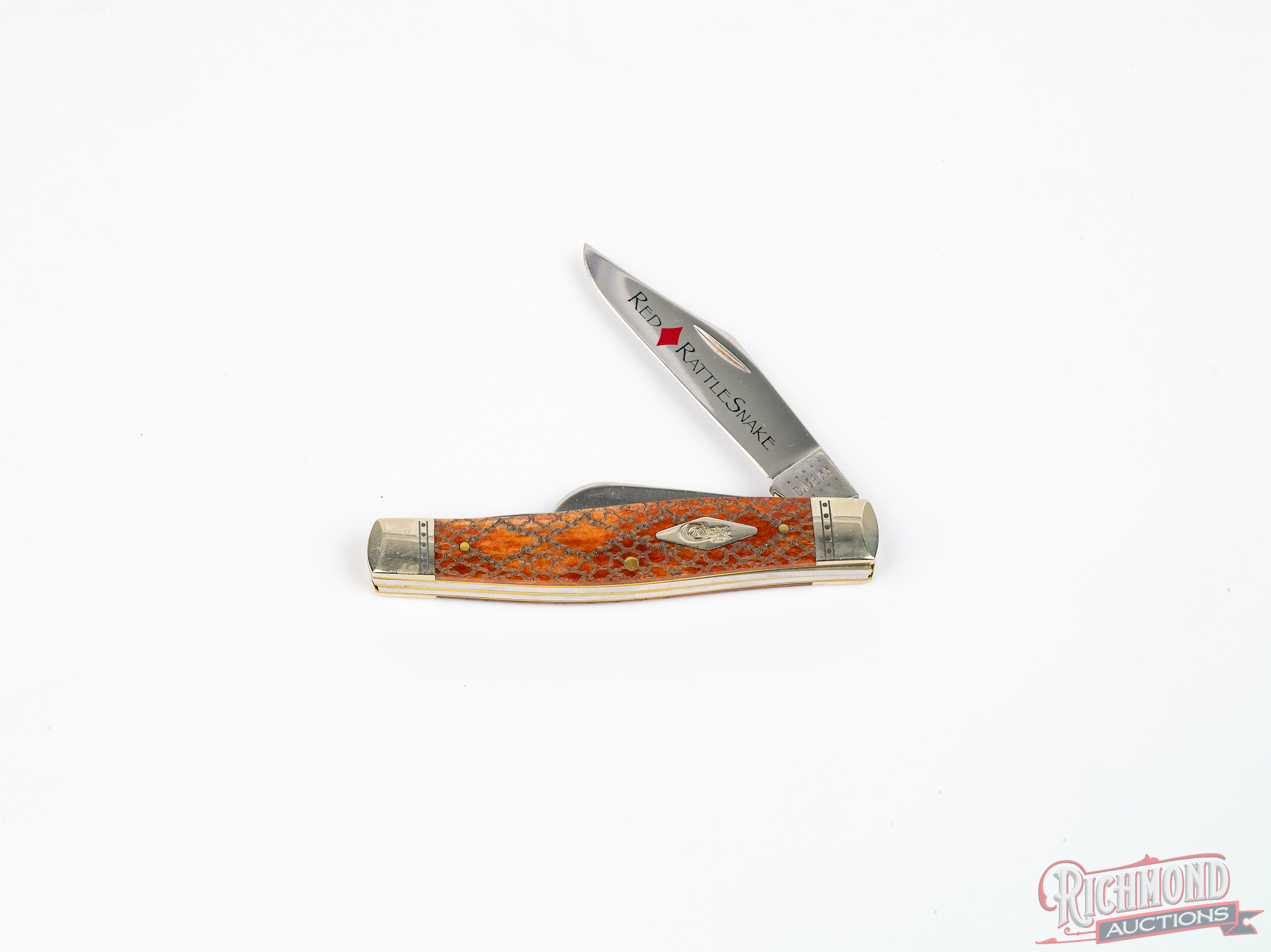 Case 6375 SS Stockman Rattle Snake Knife & Diamondback Rattler ...