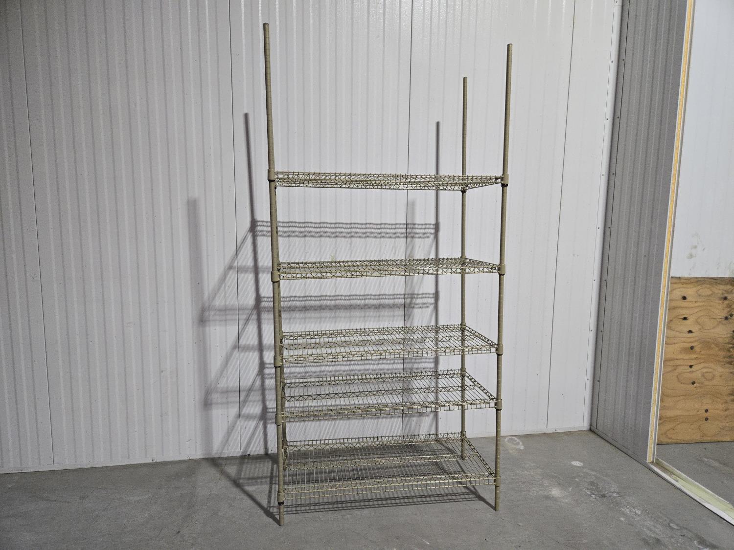 (2) Free Standing Adjustable Shelf Units 24 Inch X 48 Inch X 96 Inch ...