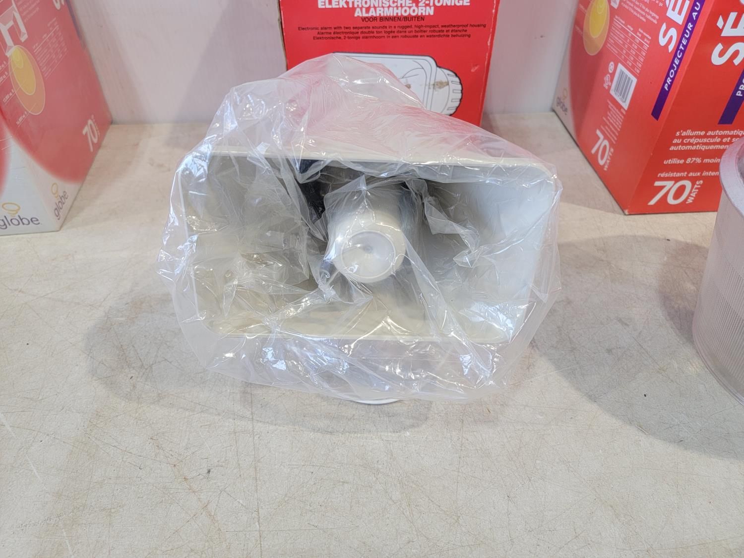 (3) Security 70 Watt Outdoor Flood Lights and Safe House Electronic ...