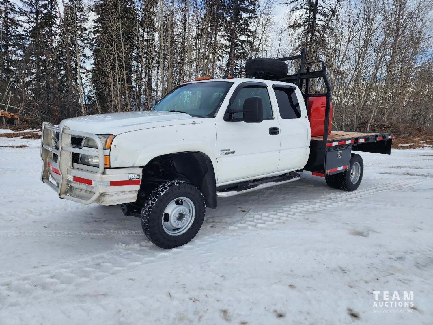 2007 Chevrolet 3500 Silverado 4X4 Extended Cab Dually Pickup Truck ...
