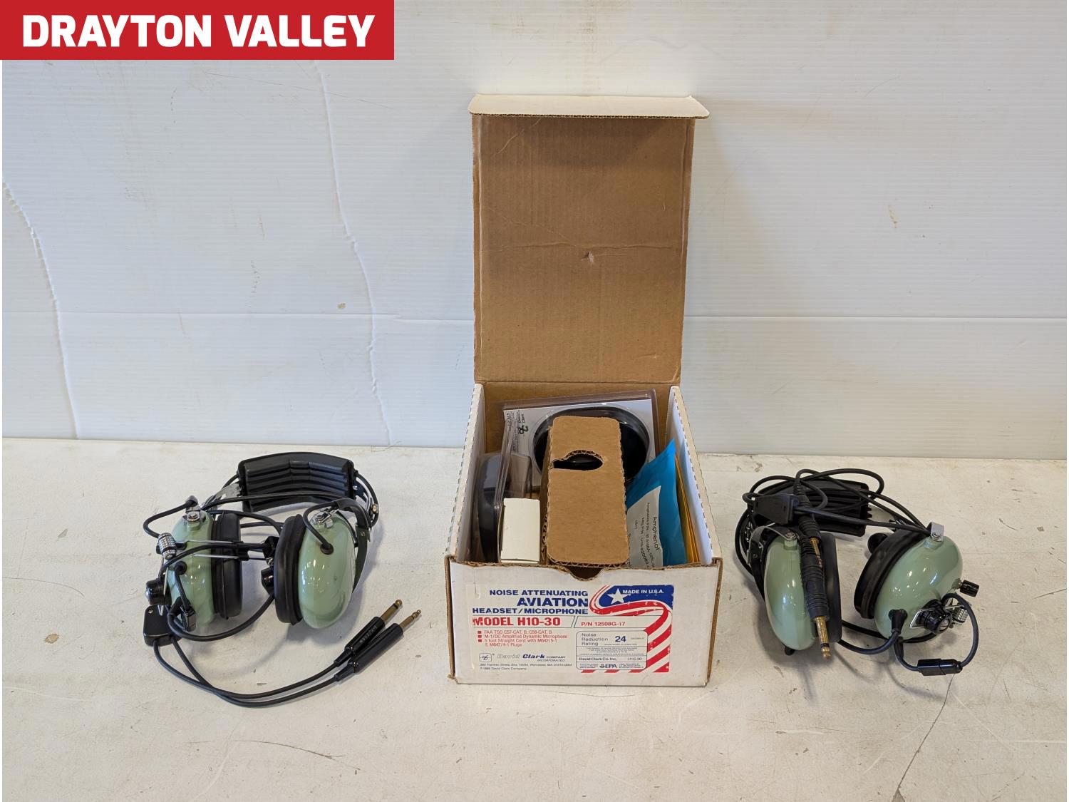 (2) David Clark Model H10-30 Aviation Headsets [25ID05001-005] | Team ...