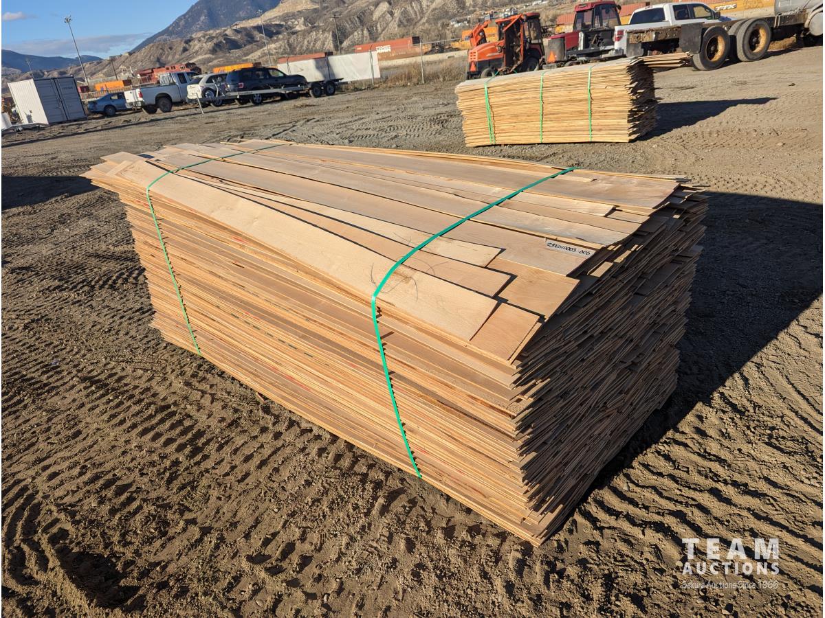 Birch Paneling Various Lengths & Widths [23KG10003-006] | Team Auctions