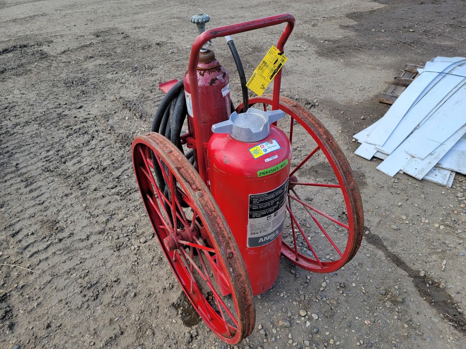 Ansul Red Line Wheeled Dry Chemical Fire Extinguisher [24EH05002-002 ...