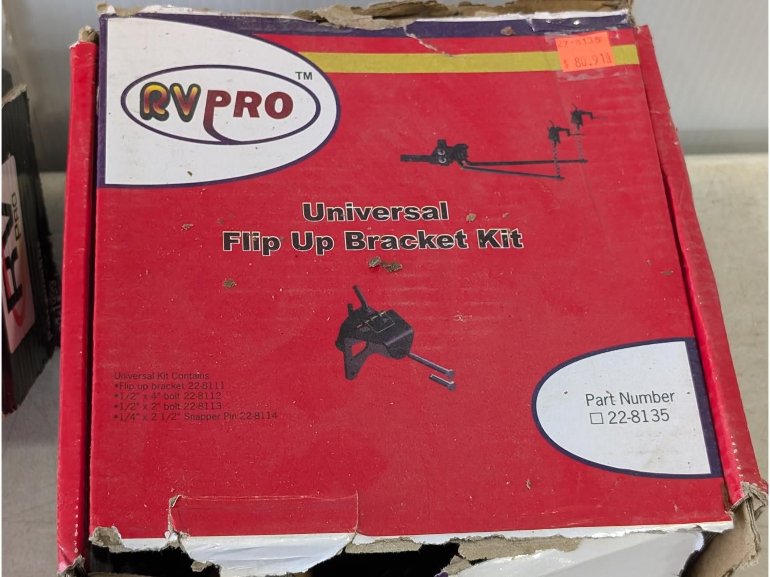 RV Pro Universal Flip Up Bracket Kit and Sway Control Kit [24IG37019 ...