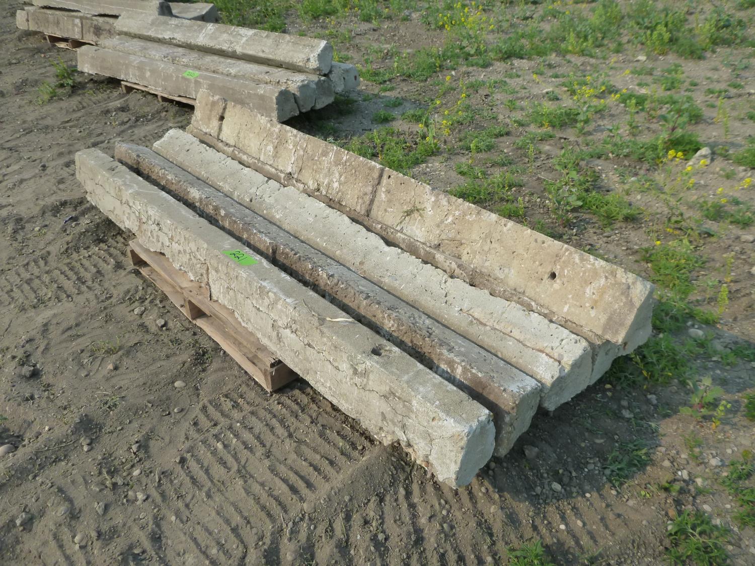 (6) 8 Ft Concrete Curbs [25FM44001-221] | Team Auctions