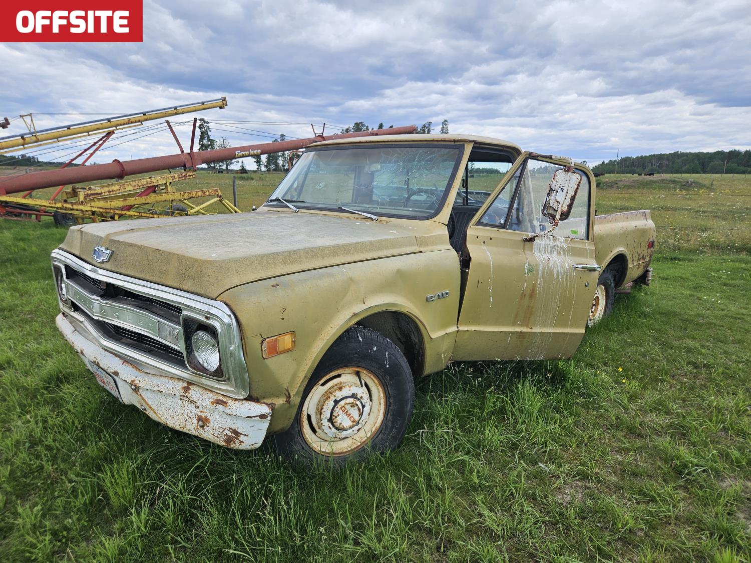 1970 Chevrolet C10 regular cab pickup truck (Inoperable) [25HC37003-016 ...