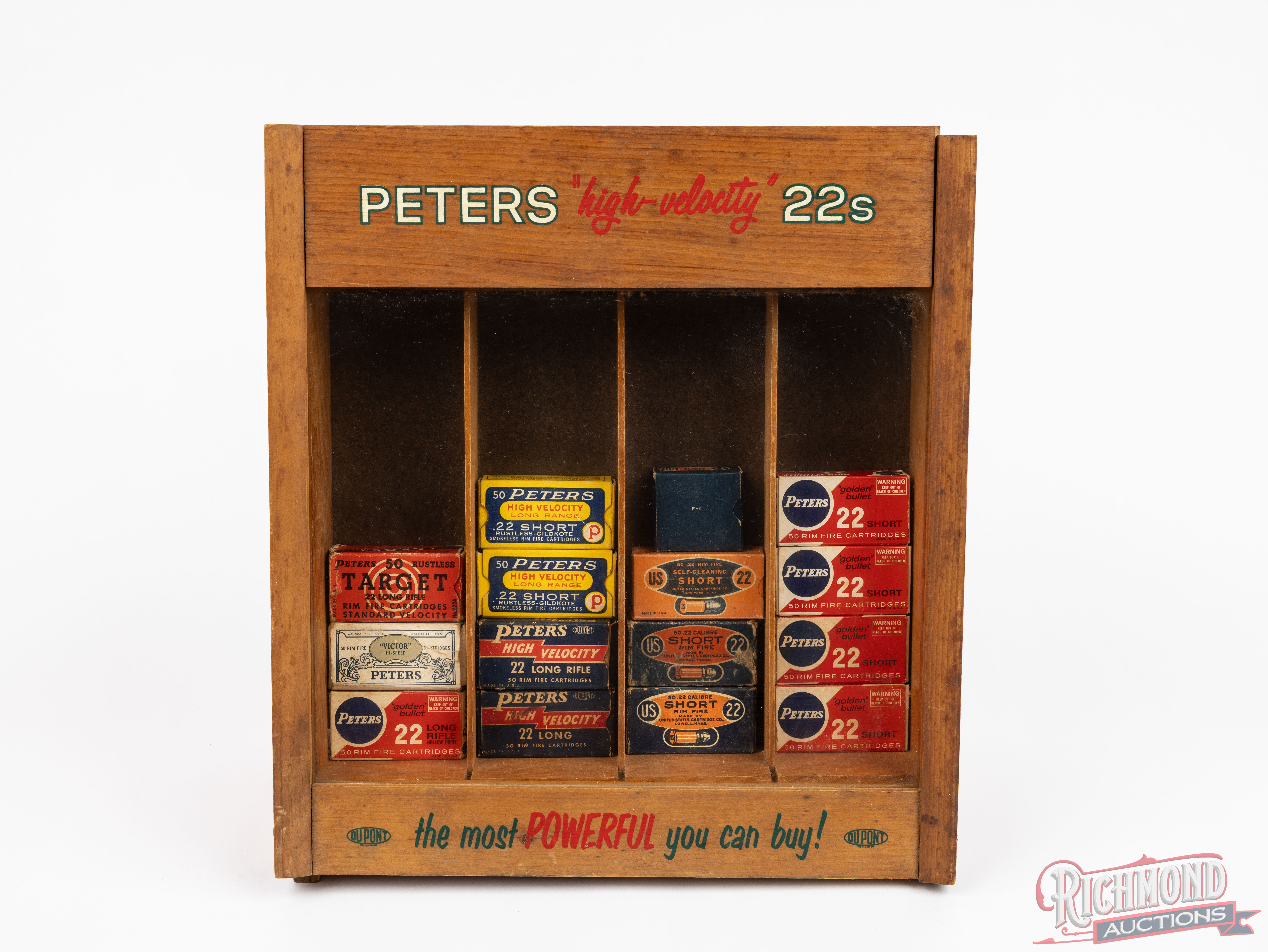 Peters DuPont High-Velocity Wood Retail Counter Display & 15 Collector ...