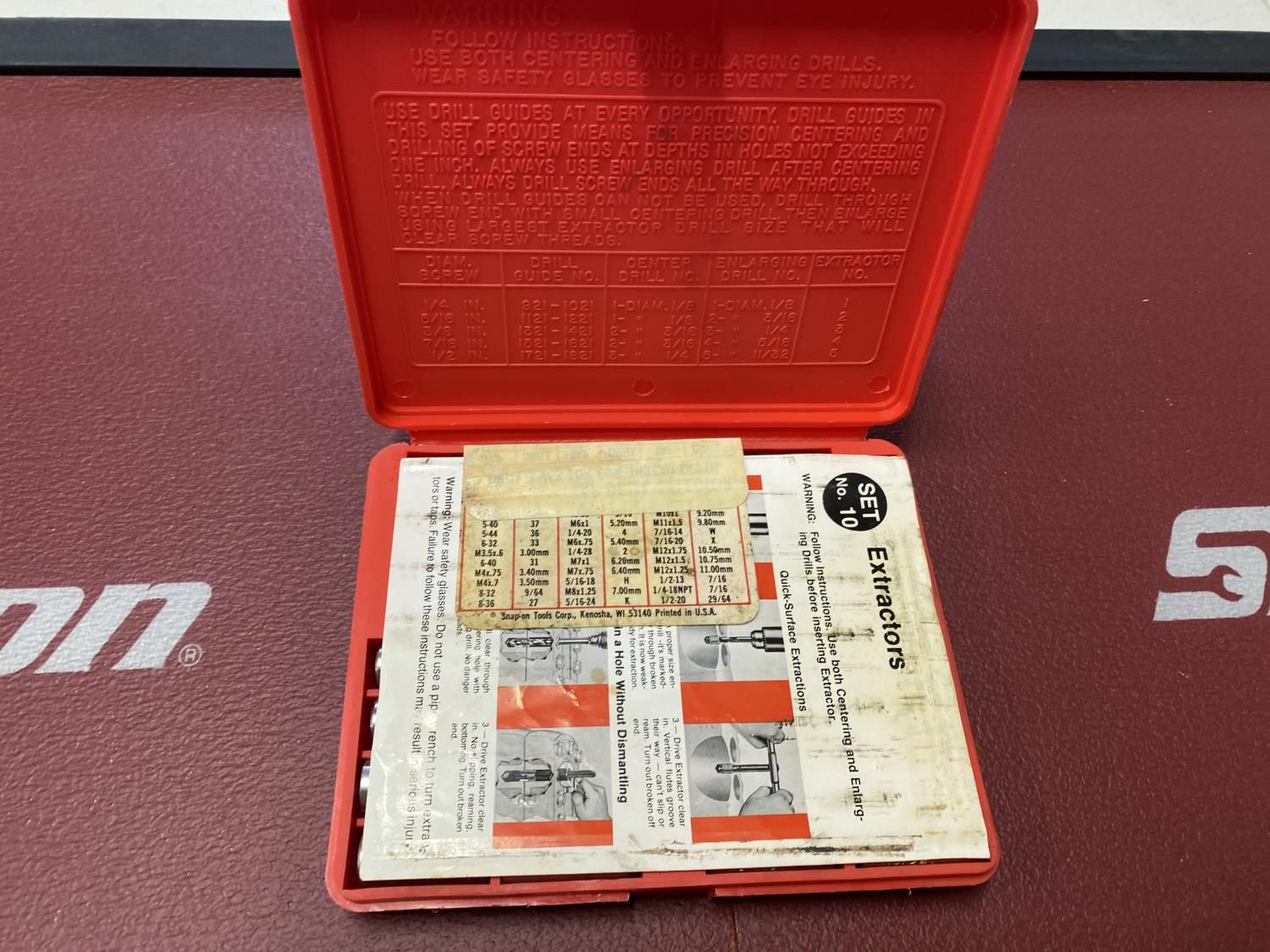 Snap-on Screw Extractor Kit [25IP02003-097] | Team Auctions