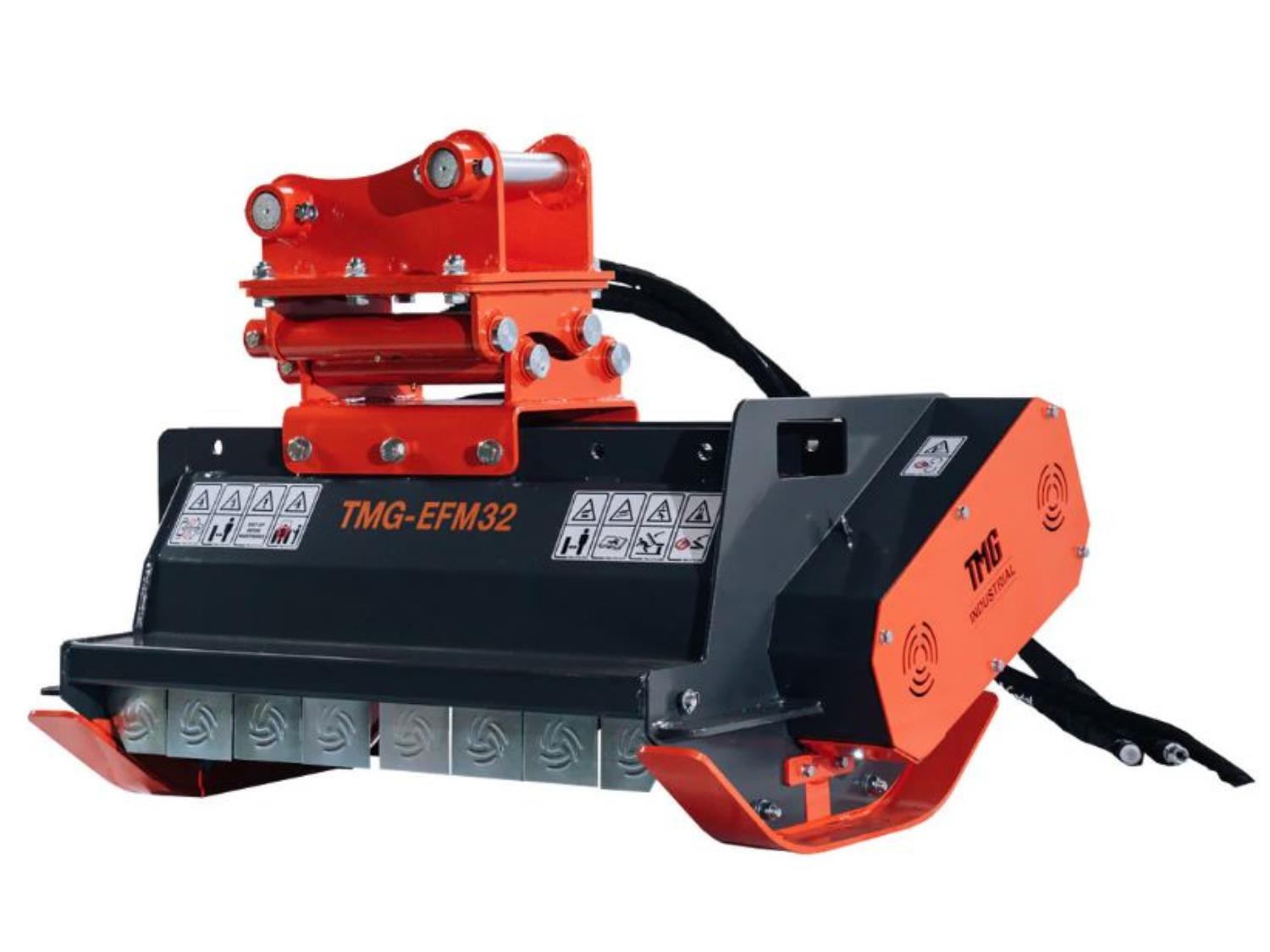 TMG Industrial TMG-EFM32 32 Inch Excavator Brush Flail Mower - 3 to 5 ...