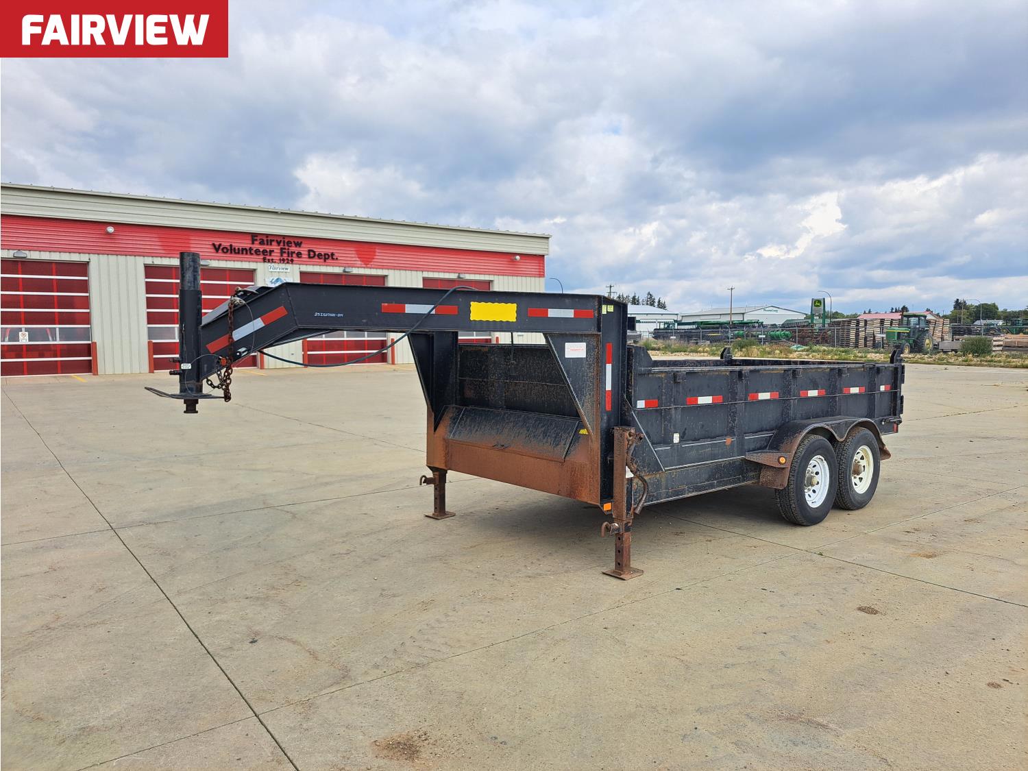 2006 Trail Pro 14 Ft T/A Gooseneck End Dump Trailer [25IE07020-014 ...
