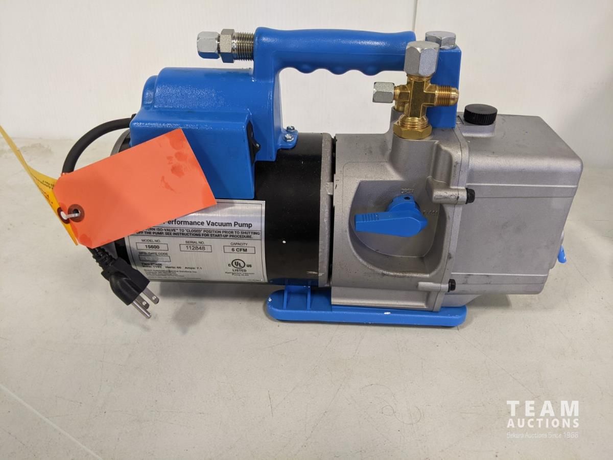 Robinair 15600 High Performance Vacuum Pump [24AA10003-006] | Team Auctions