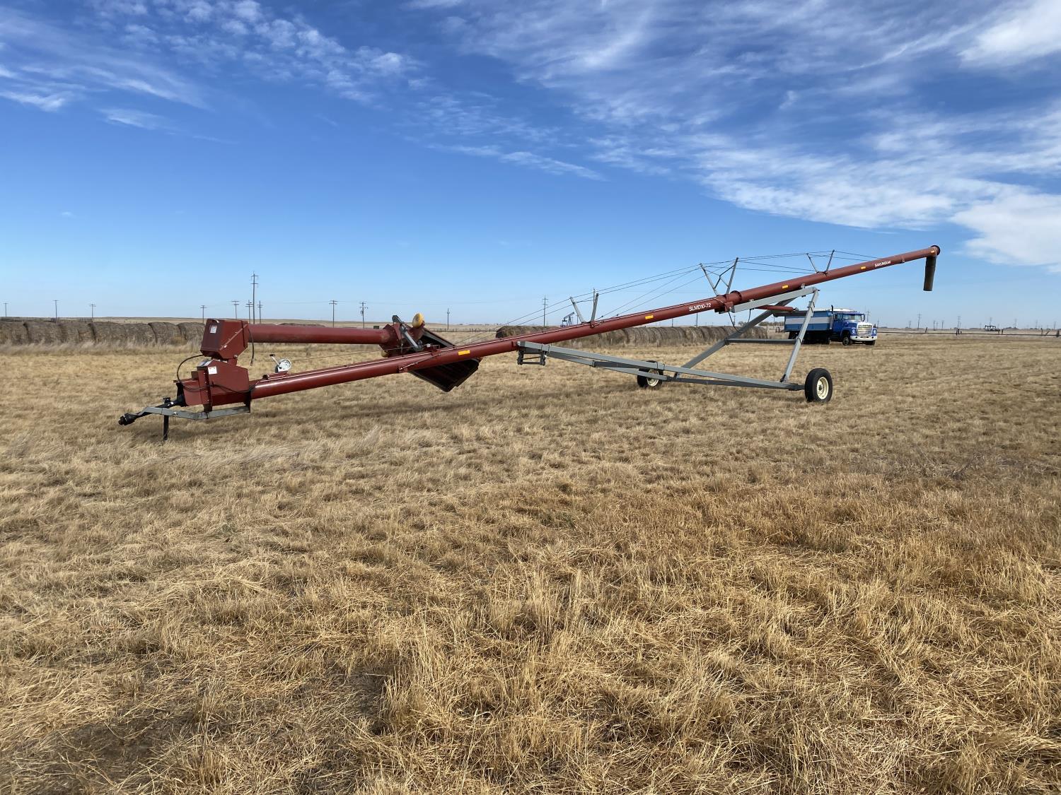 Sakundiak SLMD10-72 10 X 72 Ft Mechanical Swing Grain Auger [26DA02001 ...