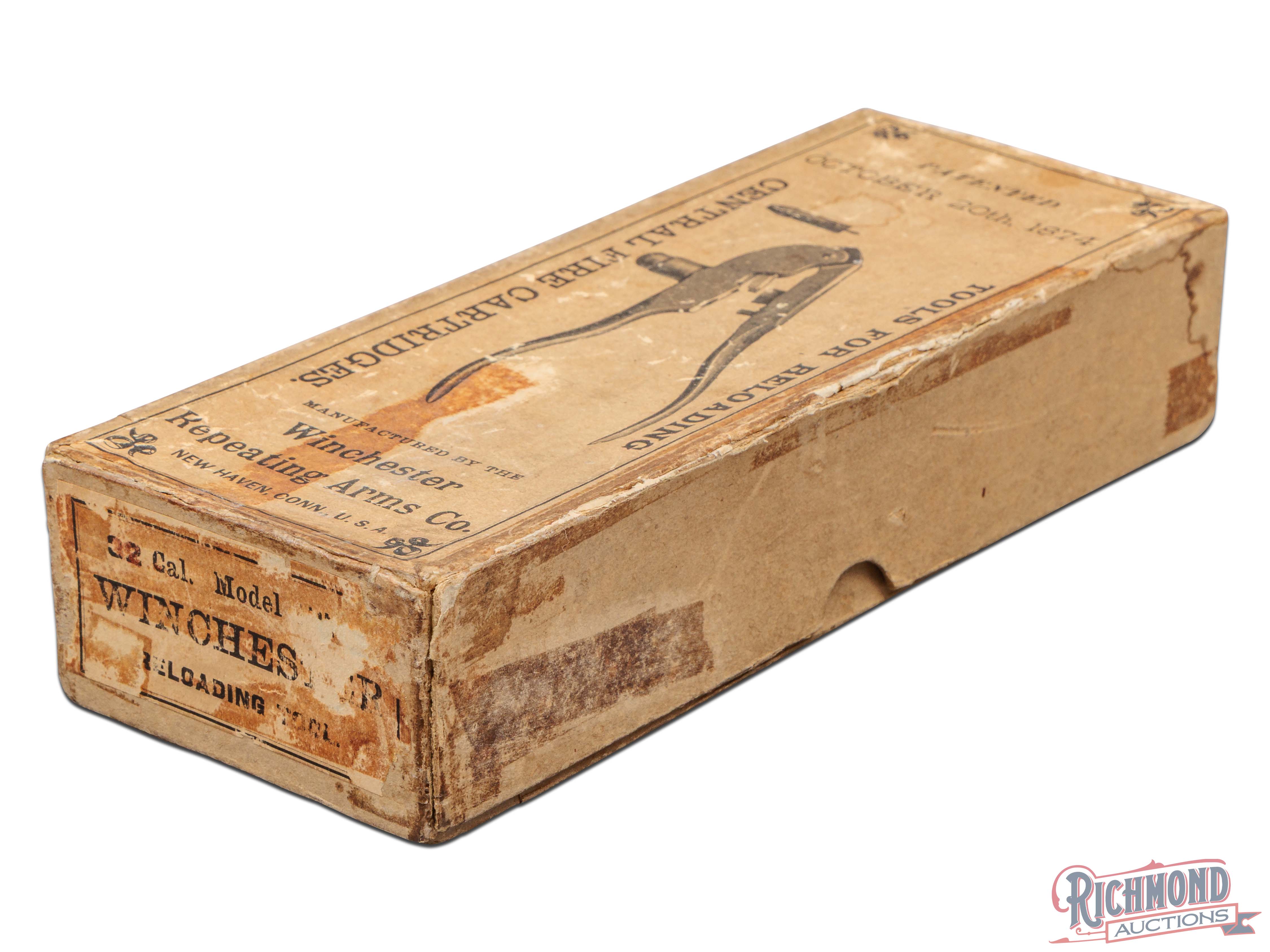 Winchester Model 1882 .32 WCF Reloading Tong Tool in Original Factory ...