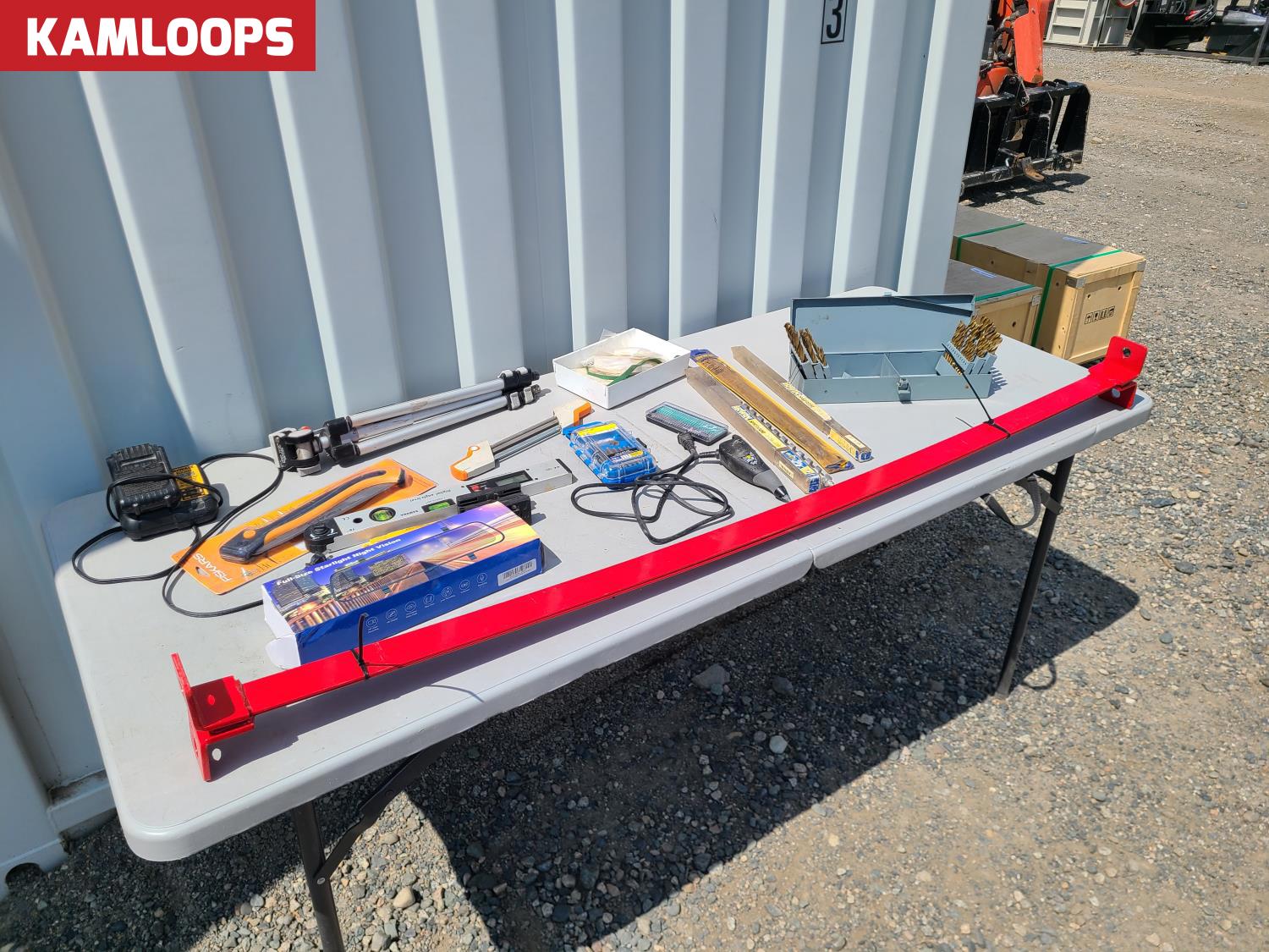 Tidy Tank Metal Hold Down Straps, Folding Saw, Dash Camera, Assorted ...