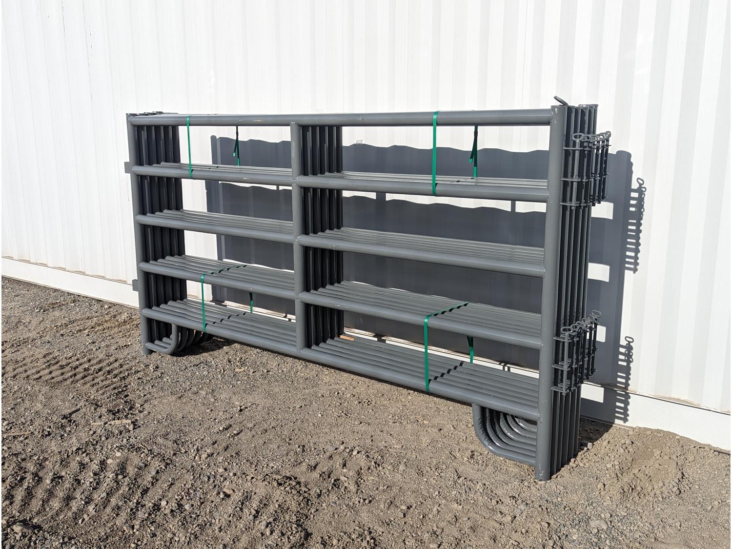 (6) 9 Ft 6 Inch Heavy Duty Magnum 5 Bar Panels (Unused) [25BC10998-009 ...