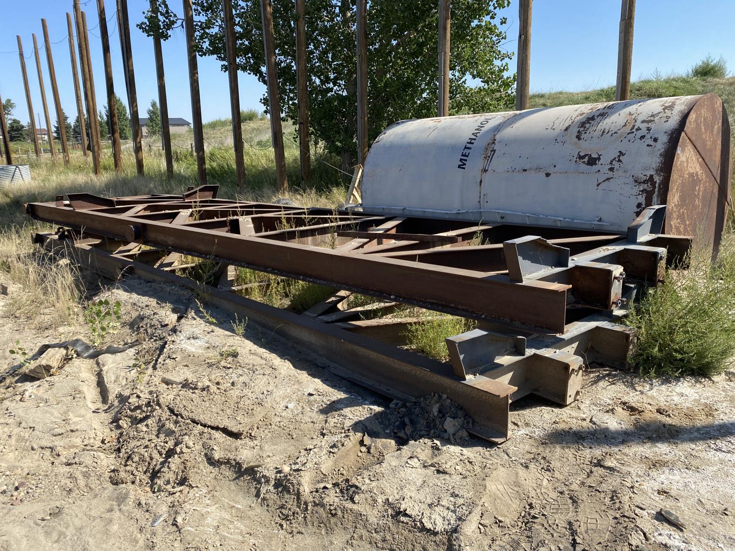 Qty of (2) 31 Ft Tank Skids [25IO02002-084] | Team Auctions