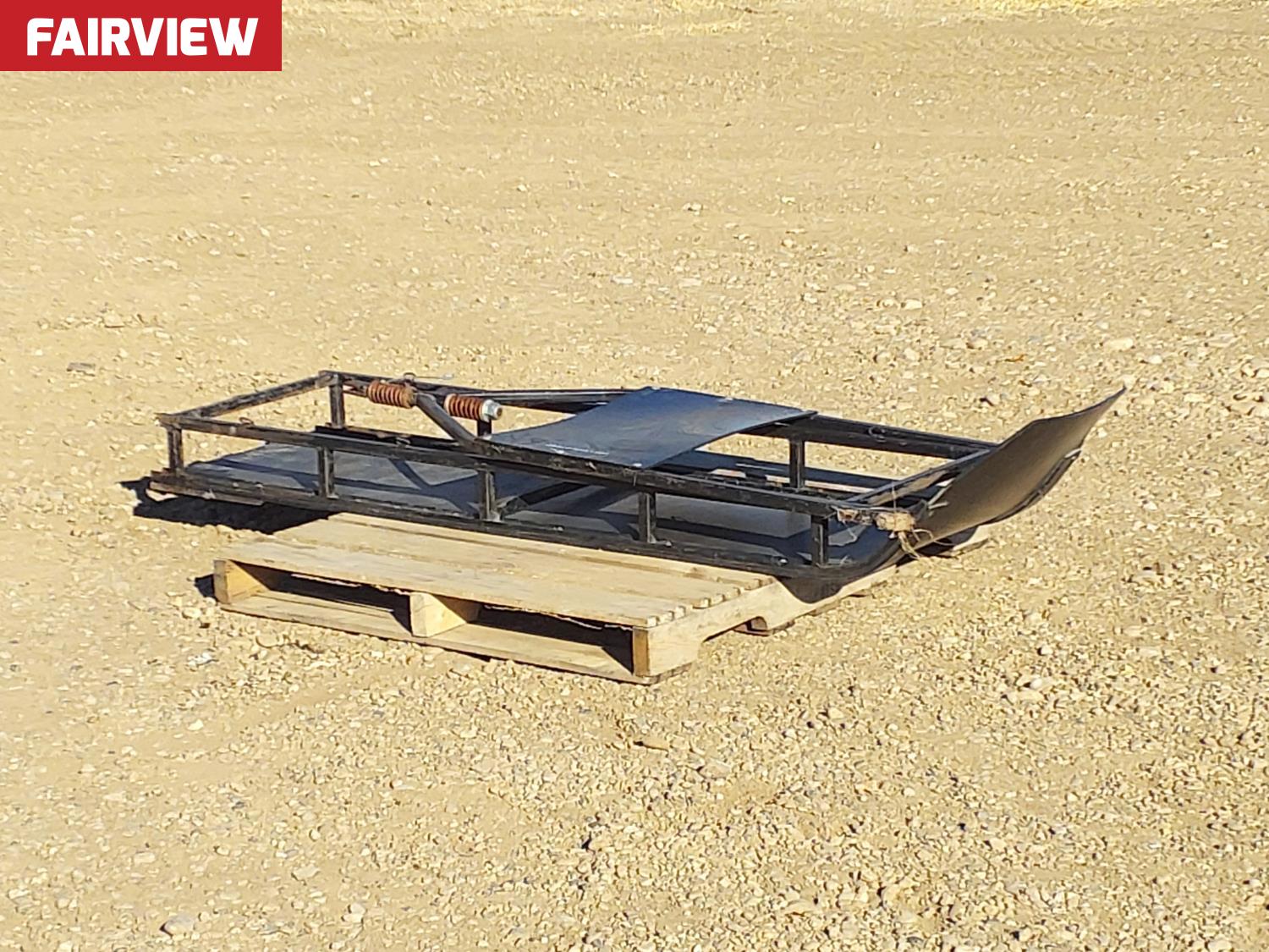 Steel Pull Behind Snowmobile Sled [25KC07012-004] | Team Auctions