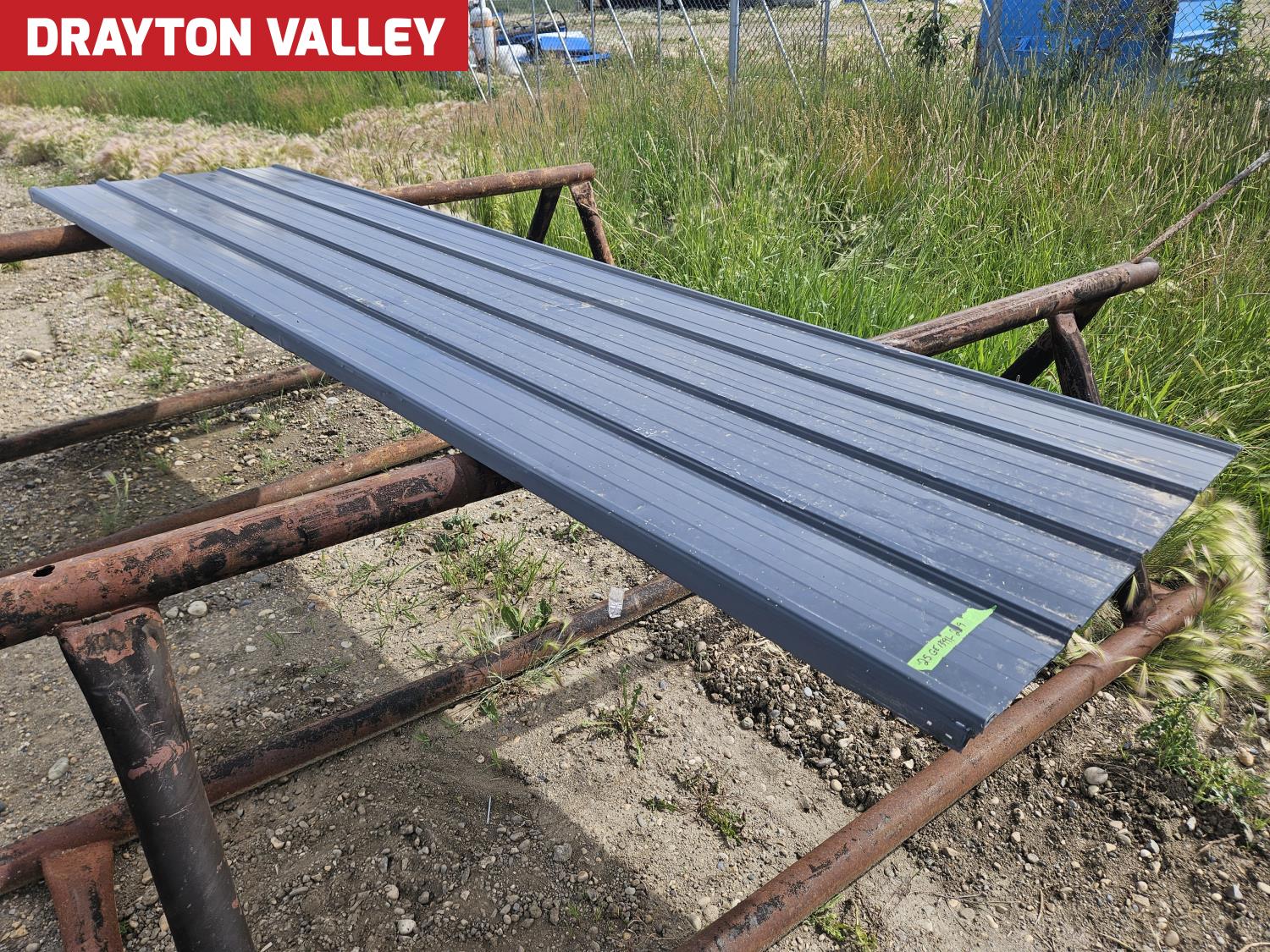 SKLP Qty of (50) Sheets Galvalume Steel Siding Roofing 12' X 3' (Unused ...