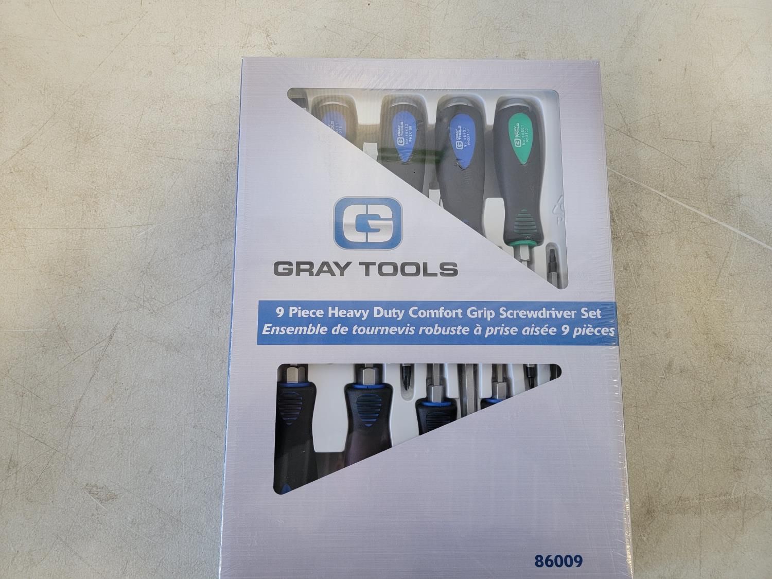 Gray Tools 9 Piece Heavy Duty Screwdriver Set, 8 Piece Precision ...
