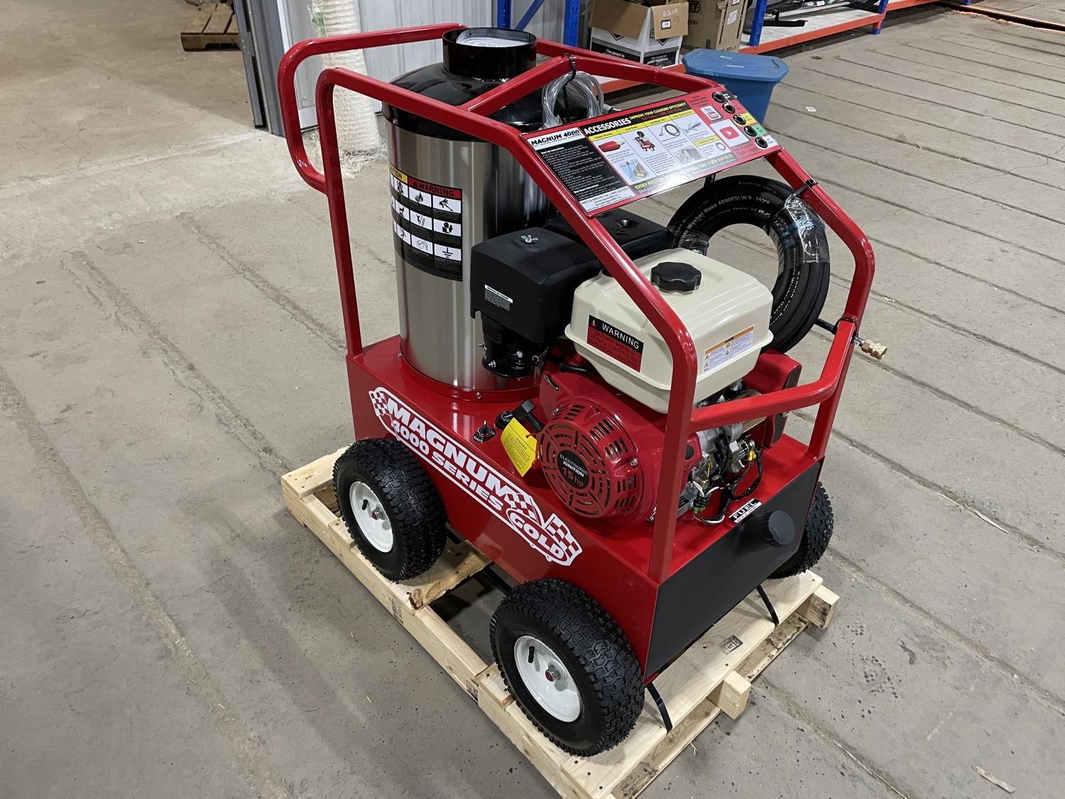 Easy Kleen GS18 4000 Series Gold Diesel Fired Hot Water Pressure Washer ...