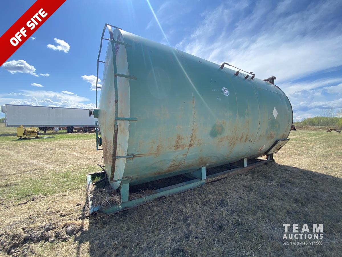 Zeta 4200 Gallon Tank On Skid [23DR18005-007] | Team Auctions