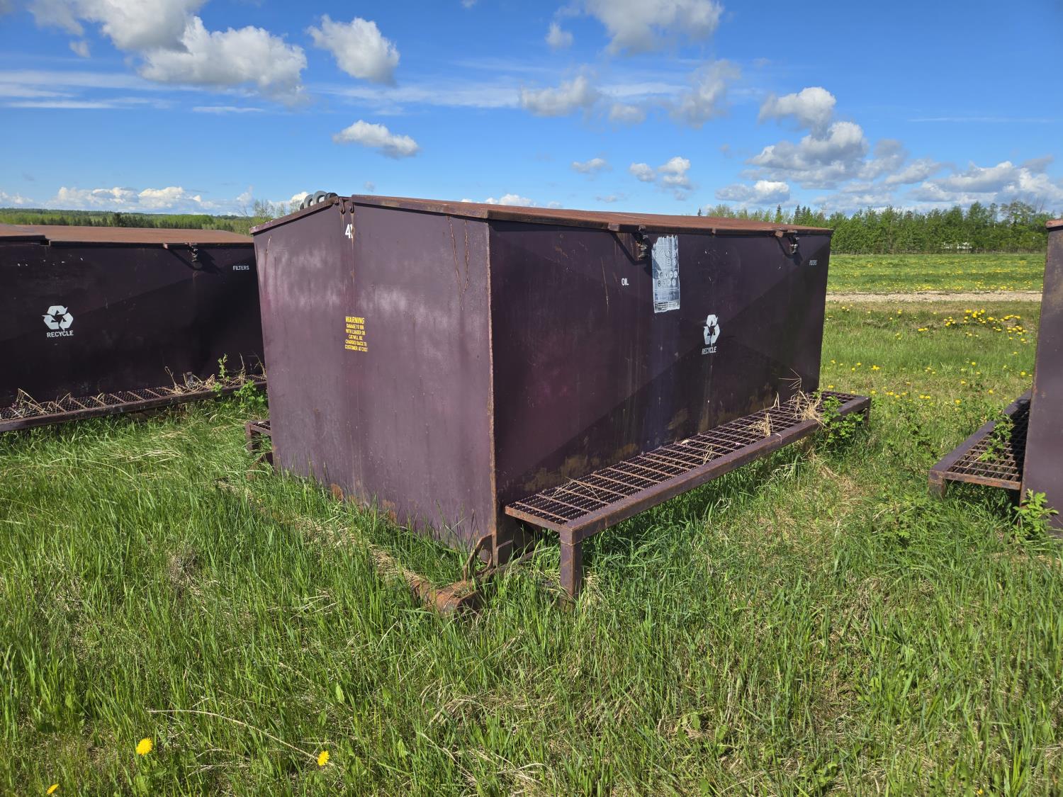 Secondary Containment Oil and Filter Bin [24FO08001-066] | Team Auctions