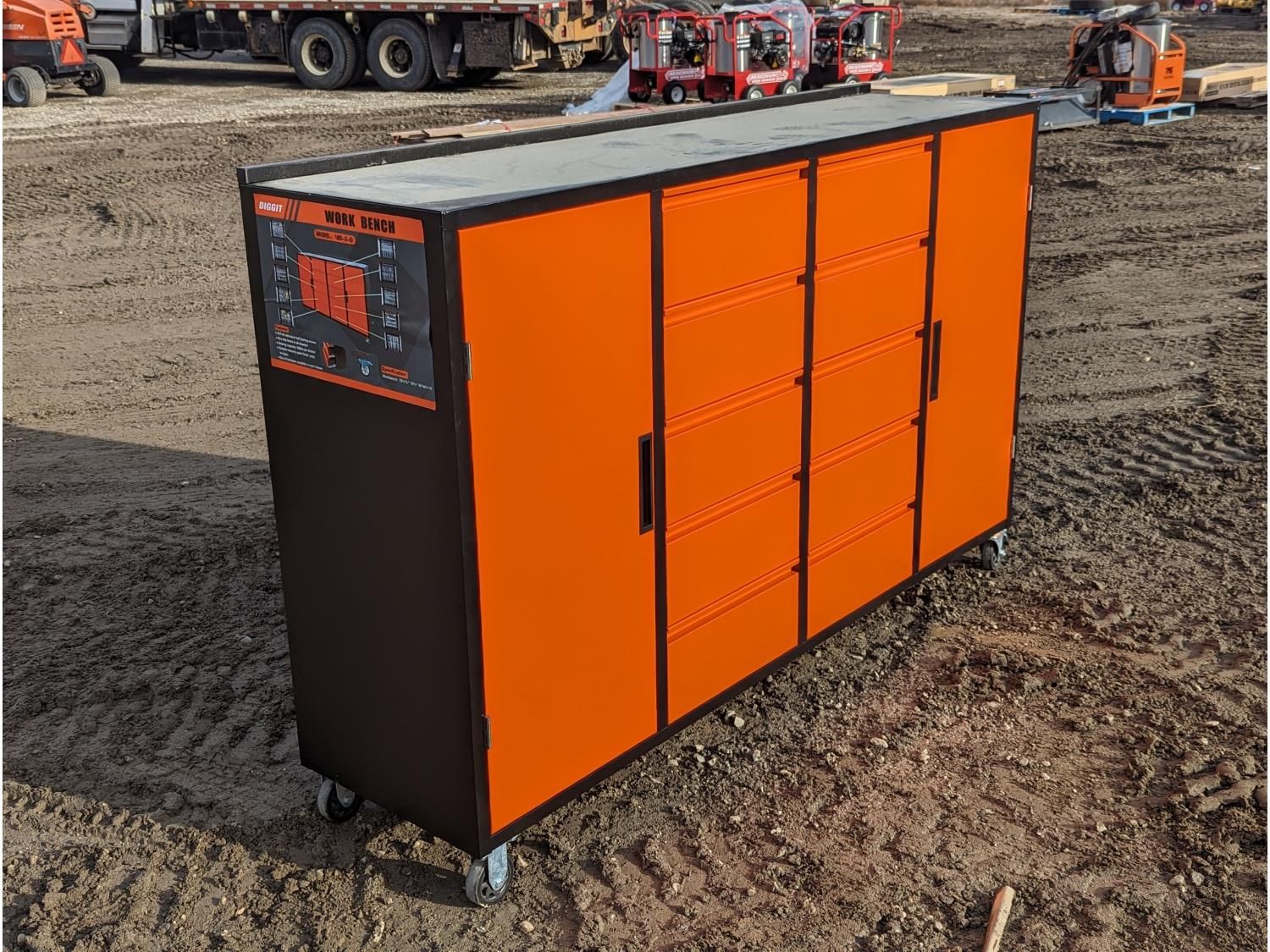 Diggit 10D-2-O 76 Inch Tool Cabinet (Unused) [24EQ13998-048] | Team ...