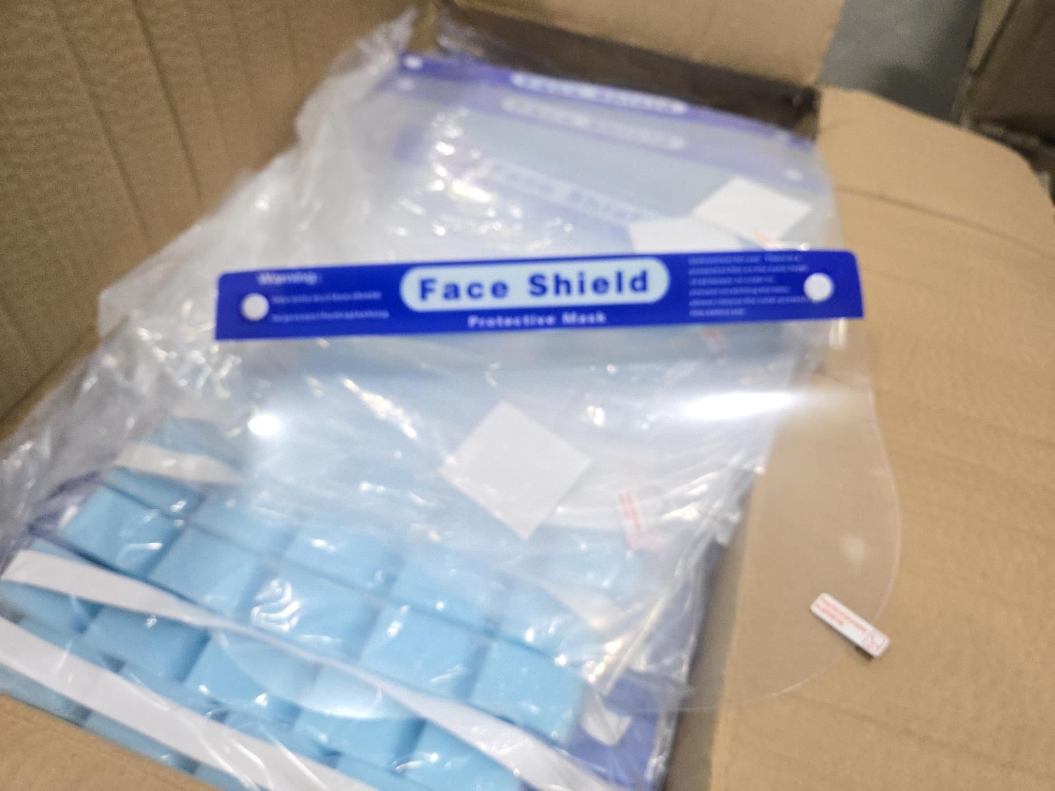 (2) Cases of 200, M5100 Medical PPE Face Shields (Unused) [25BJ41001 ...