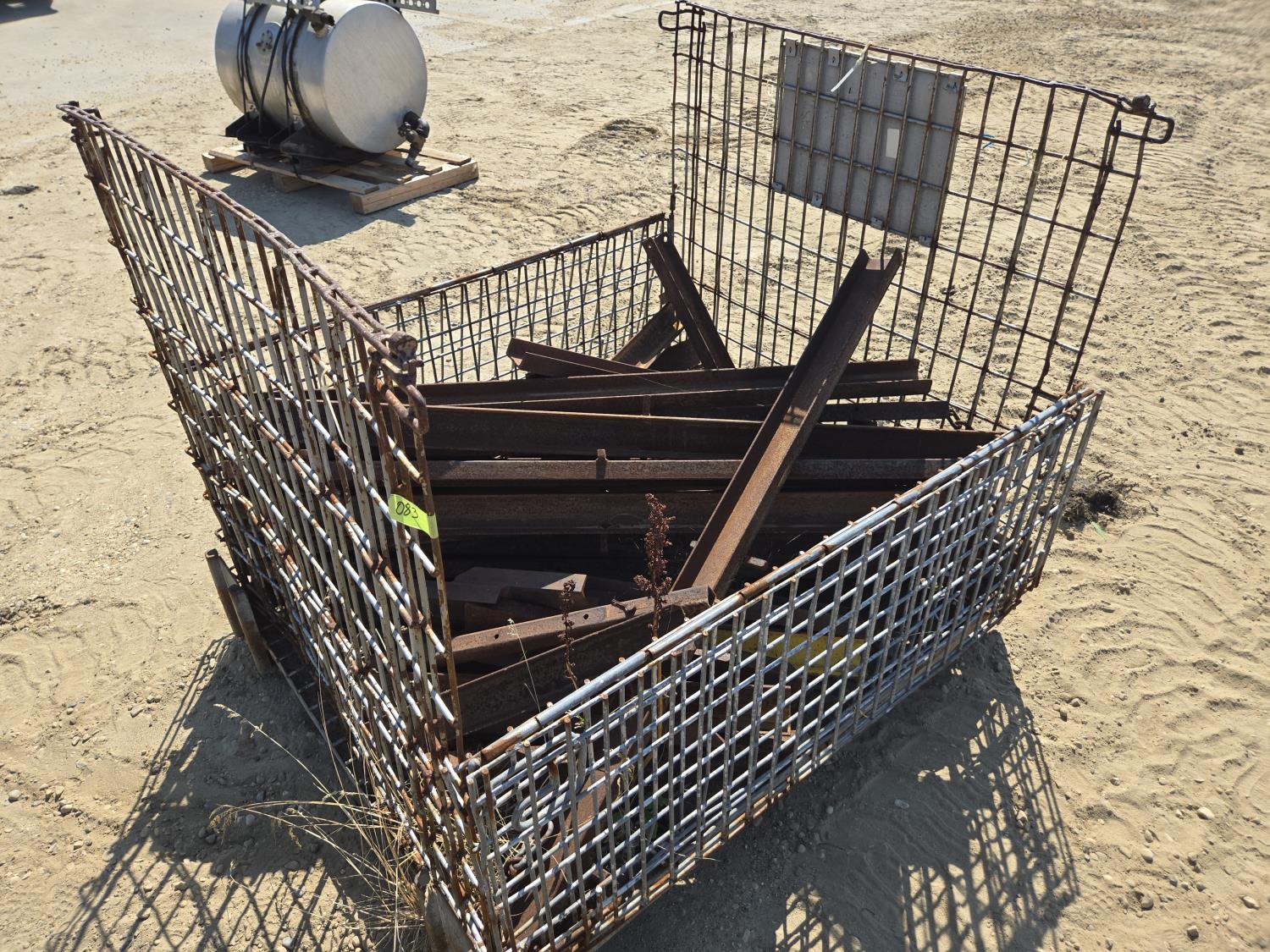 Metal Crate with Trailer Stake Pocket Metal Stakes [24HH05001-083 ...
