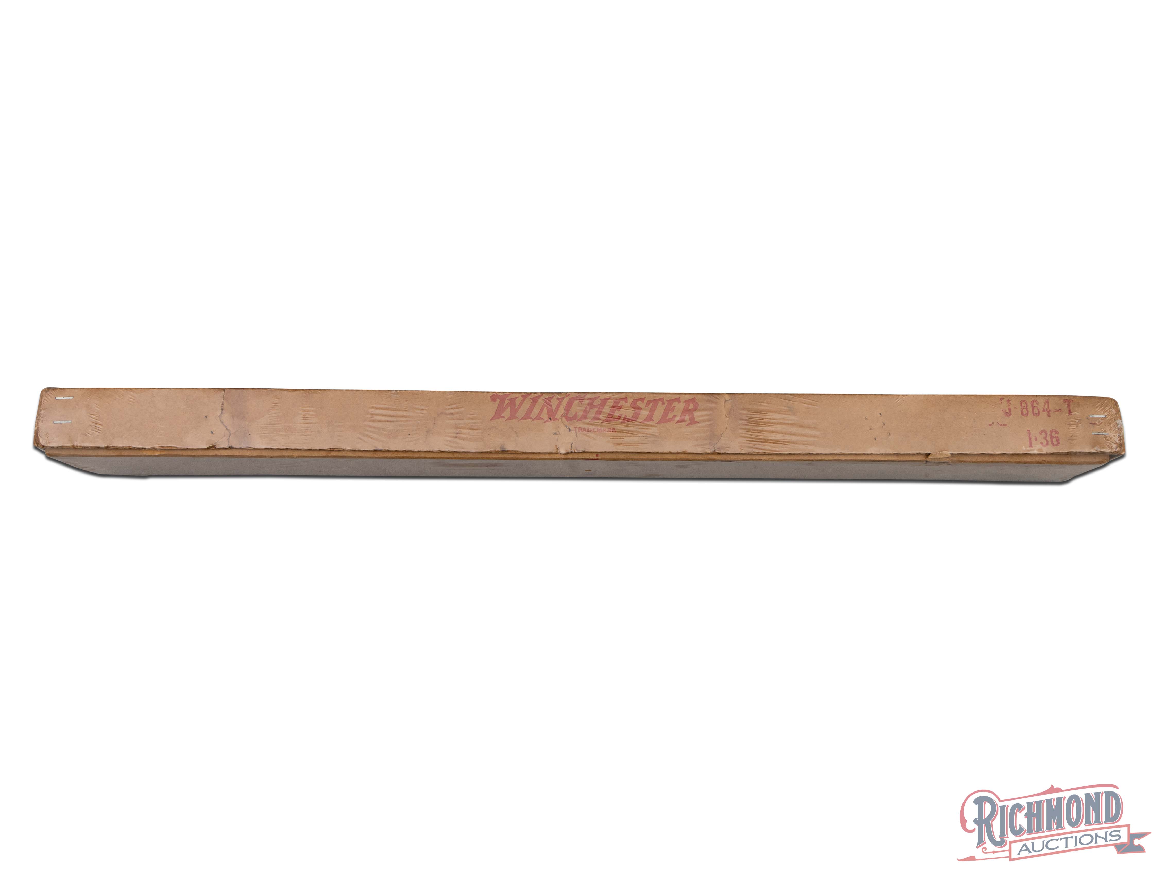 Empty Pre-64 Winchester Red W Two Piece Cardboard Barrel Box | Richmond ...