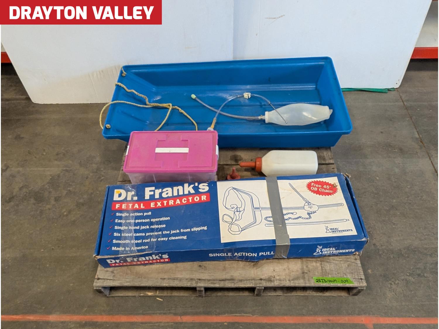 Dr. Frank's Fetal Extractor (Unused), Calf Sled and Qty of Livestock ...