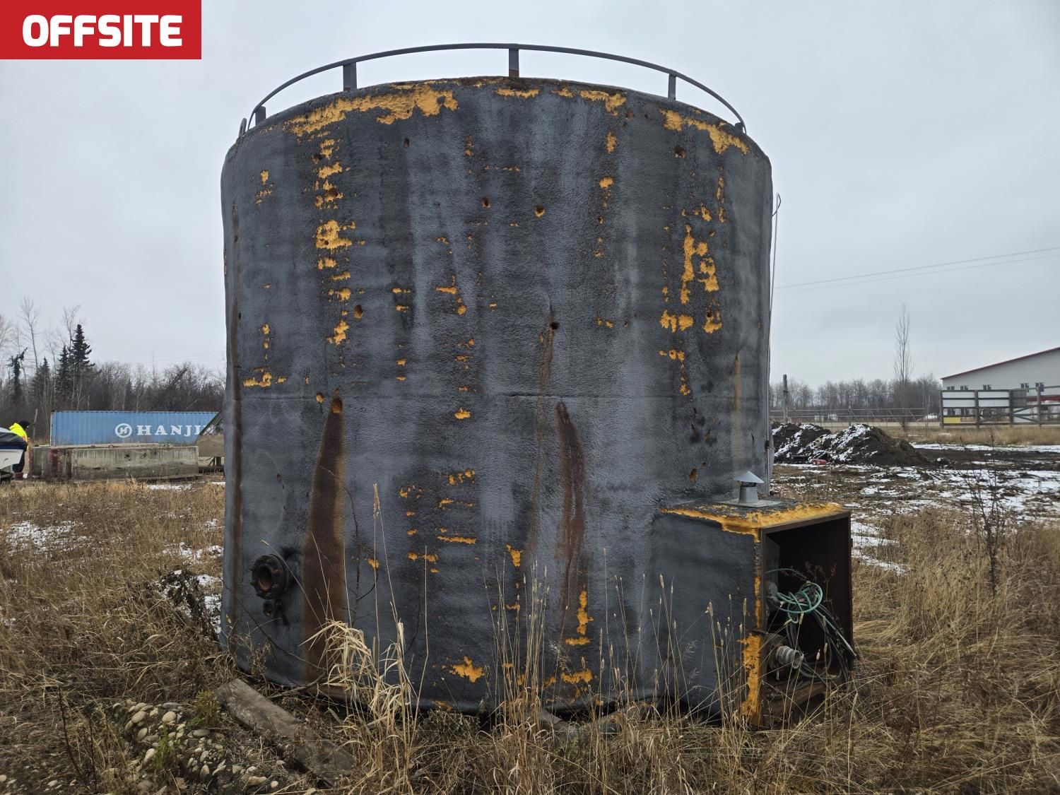 28 Cube Insulated Oilfield Tank On Skid [25LB05010-002] | Team Auctions