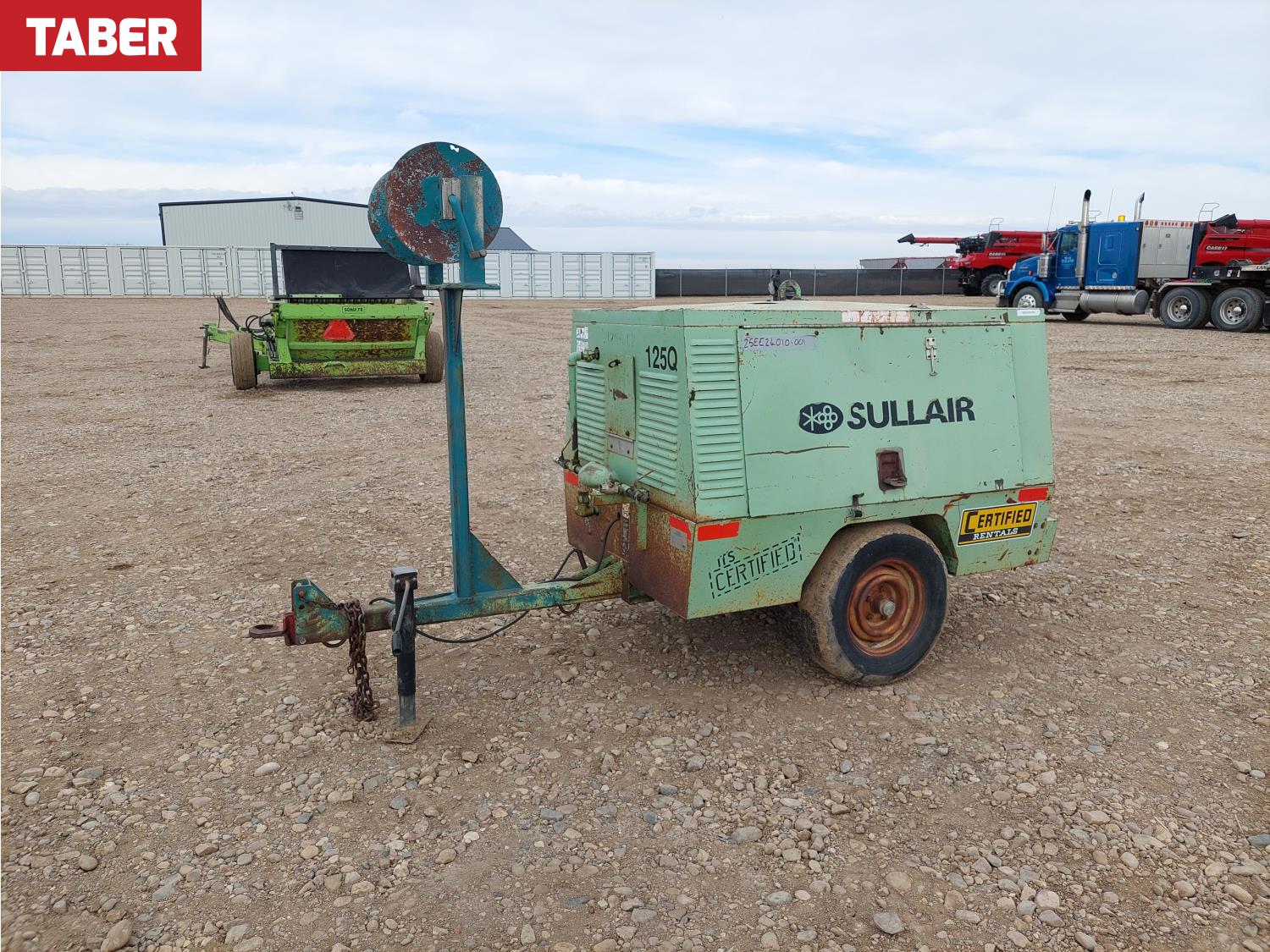 Sullair 125Q 125 CFM Air Compressor [25EE24010-001] | Team Auctions