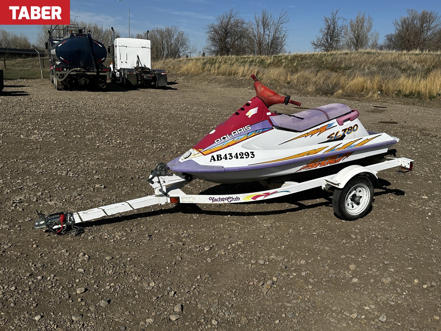 1995 Polaris SL780 Personal Watercraft w/ Trailer (Inoperable ...