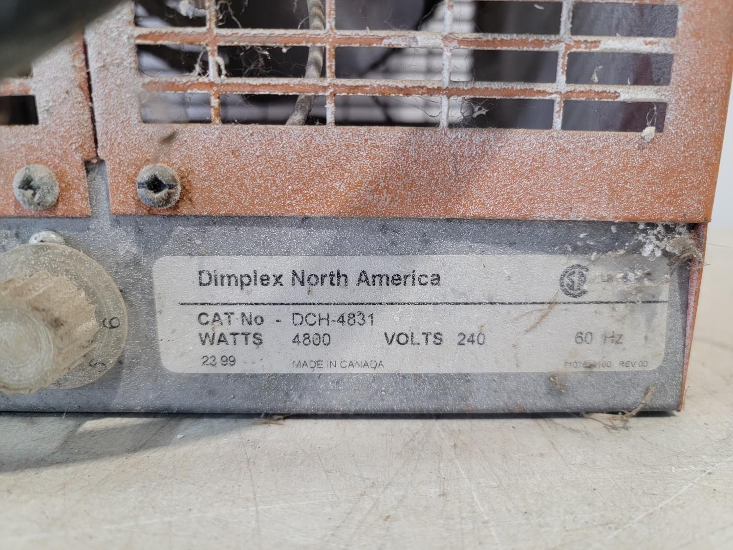 240 V Heater, Rona Submersible Pump, (2) Slings and 100 Ft Sewer Snake ...