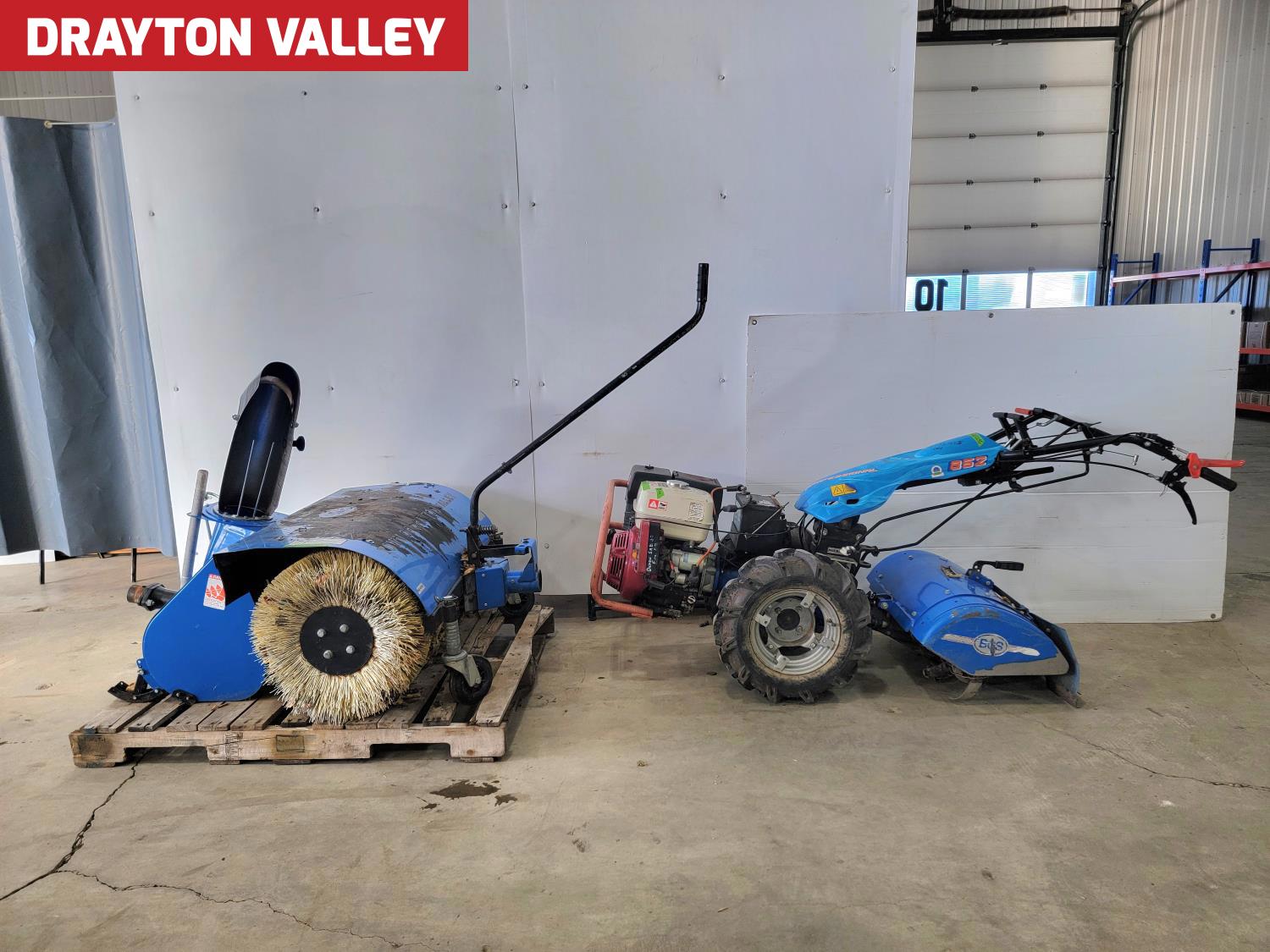 2004 BCS 852 2-Wheeled Tractor with Tiller, Sweeper and Snow Blower ...