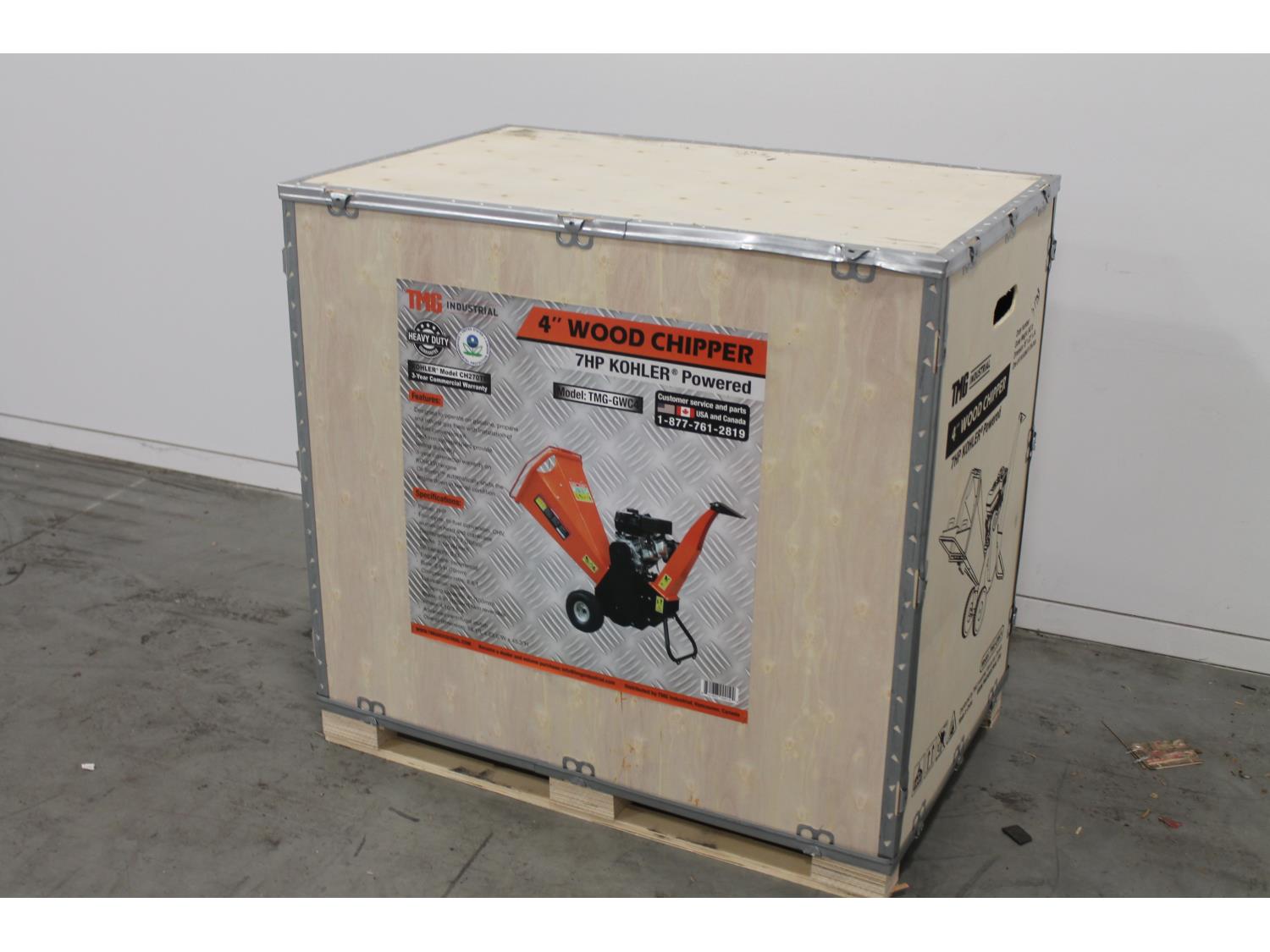 TMG Industrial TMG-GWC4 4 Inch Wood Chipper (Unused) [24FB03995-027 ...