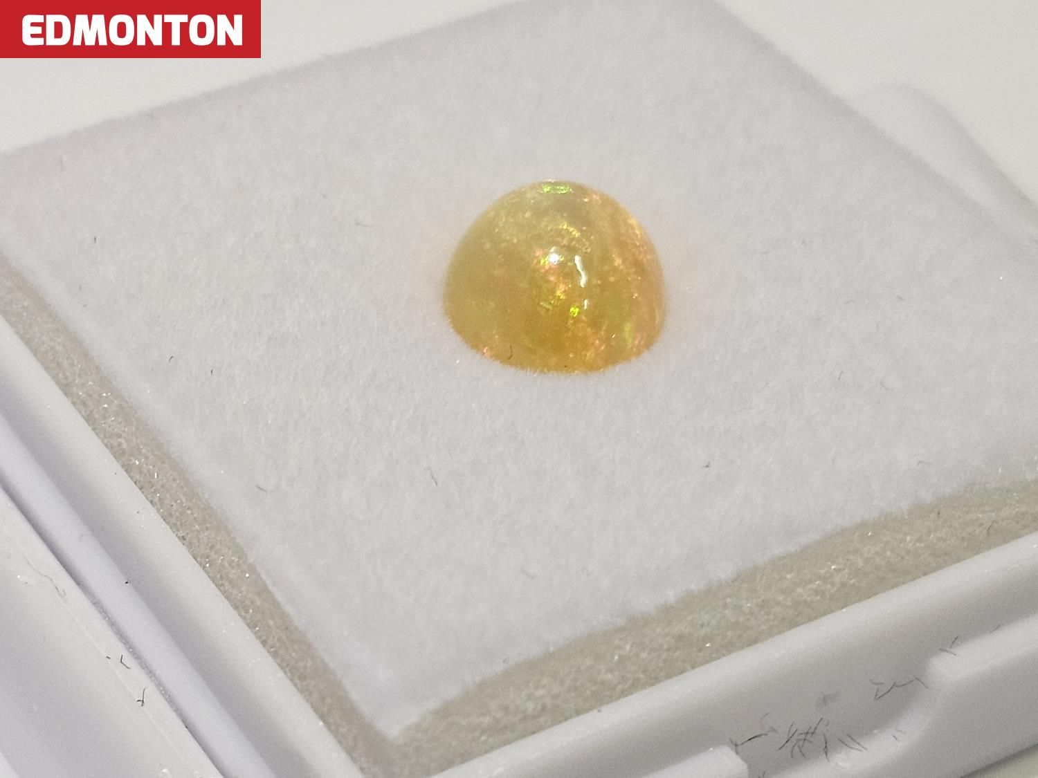 Smartlife 2.1 Ct Natural White Fire Opal, Oval Cabochon Cut (Unused ...