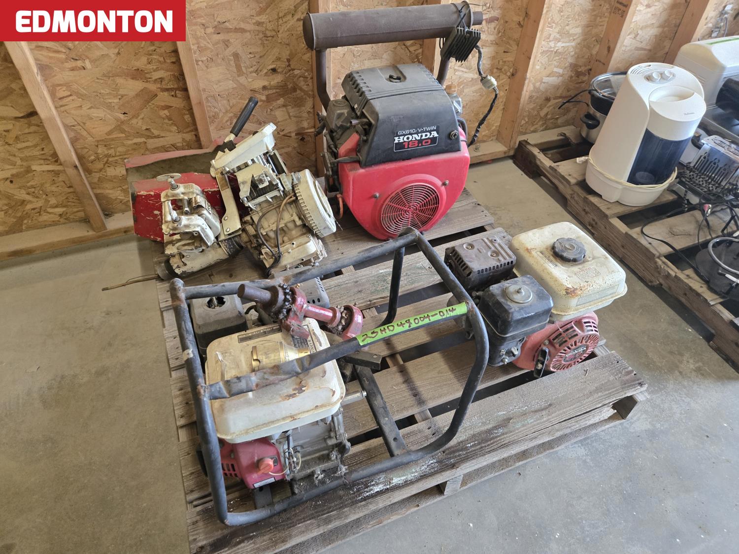 (3) Gas Engines & (1) Elgin Outboard (Inoperable) [25HD48004-014 ...